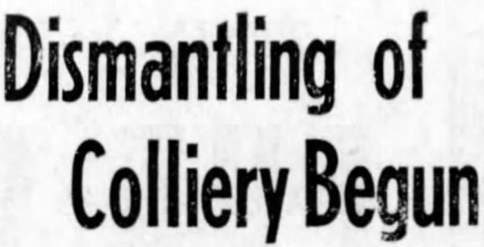 “Abandoned as Unprofitable” – Williamstown Colliery Closes Forever ...