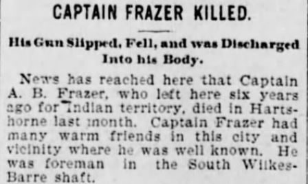 Captain Alexander Frazer – Civil War hero and Coal Region mine foreman ...