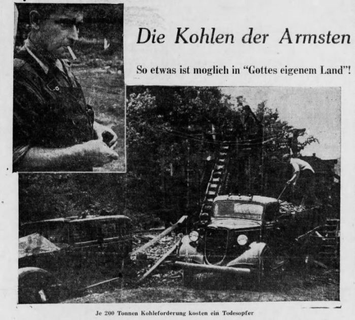 A Nazi propaganda magazine from 1945 featured photographs of a ...