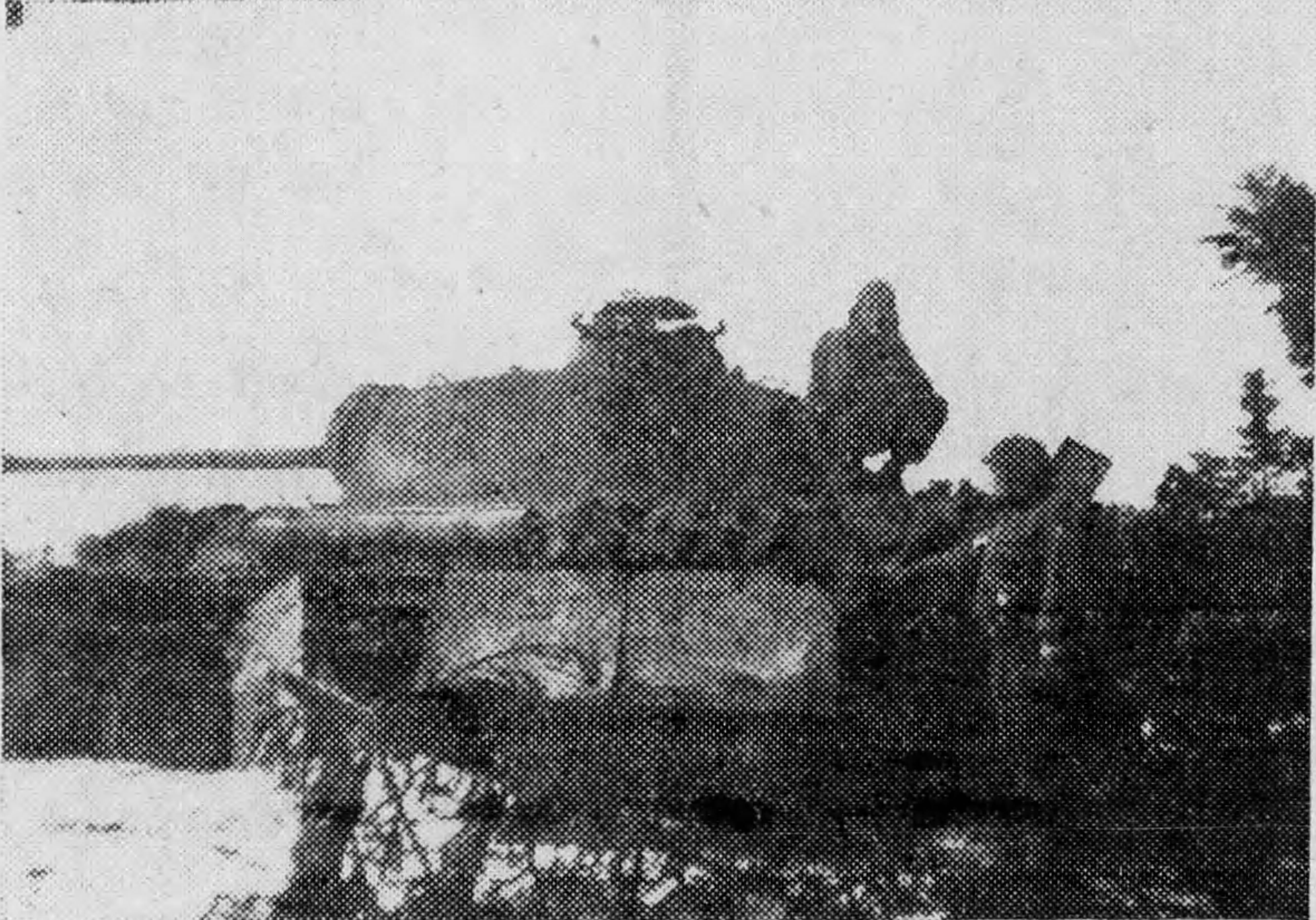 Letters from War – A photograph of the Nazi panzer destroyed by Irvin ...