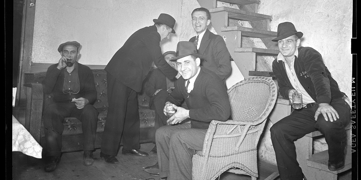Scenes at a coal miners’ beer party in Schuylkill County | 1938 | Jake ...