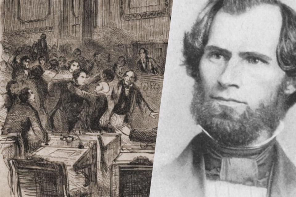 Representative Galusha Grow and the Congressional Brawl | February 1858 ...